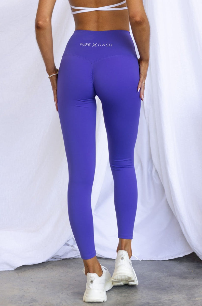 Vital High Rise Legging - Deep Purple– PURE DASH